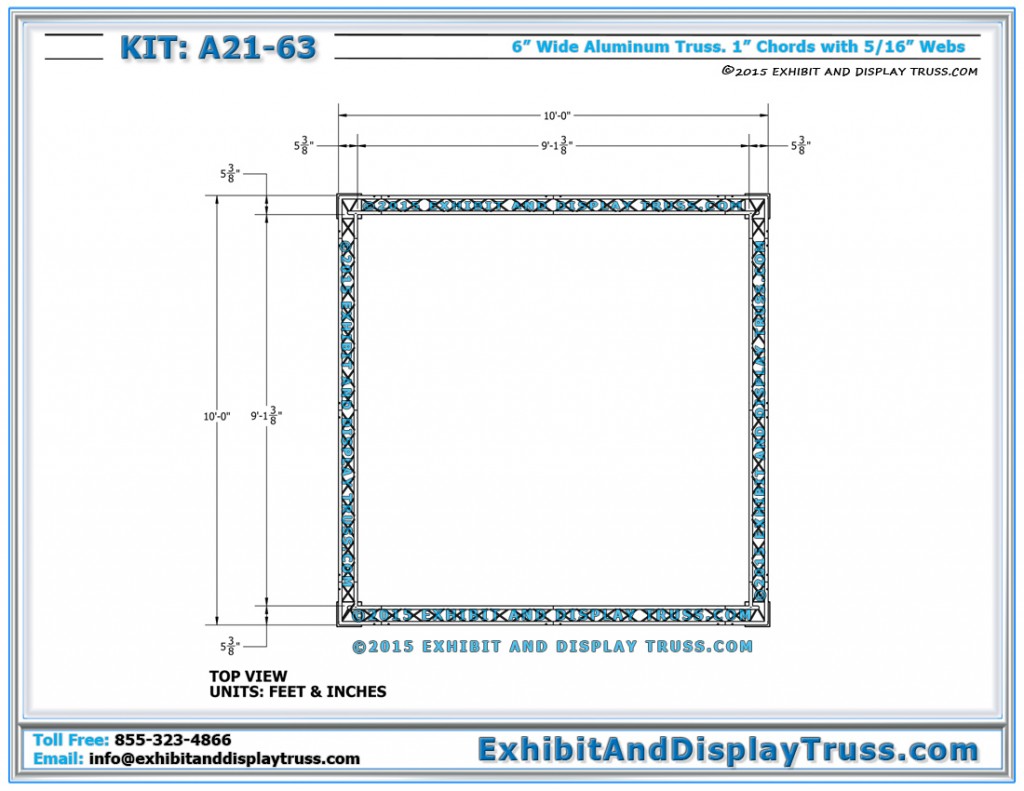 A21_63_Top_View_aluminum_exhibit_truss