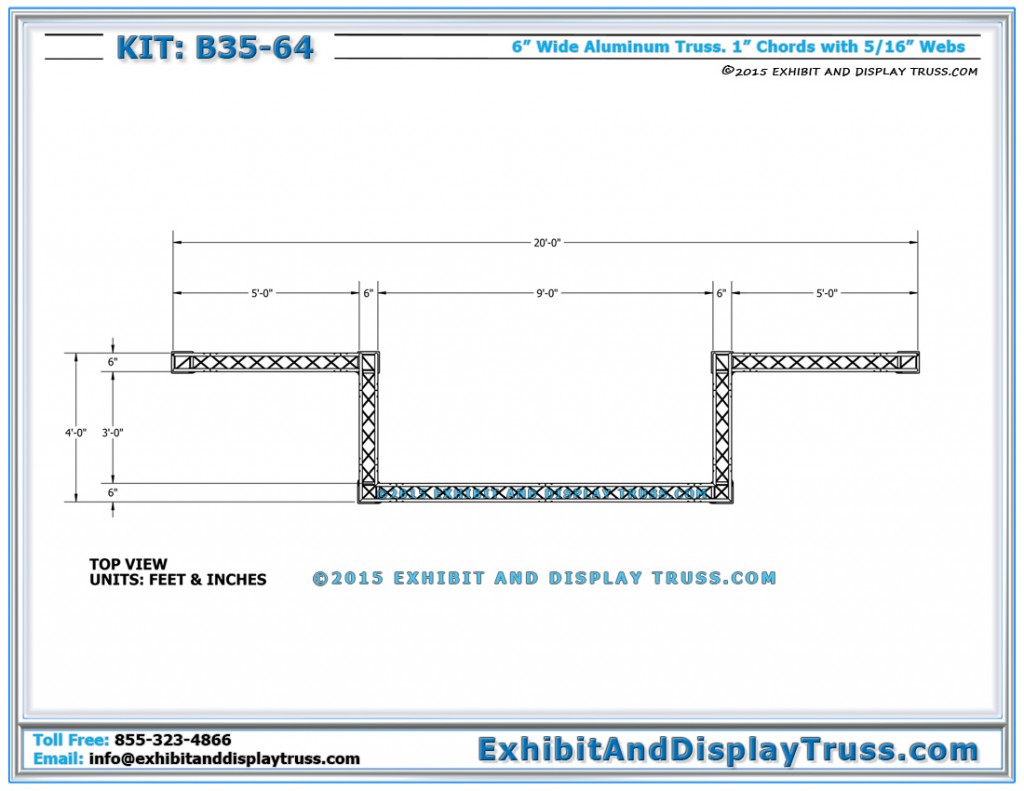 B35_64_Top_View_Peninsula_Booth_Trade_Show_Booth_Display_Truss